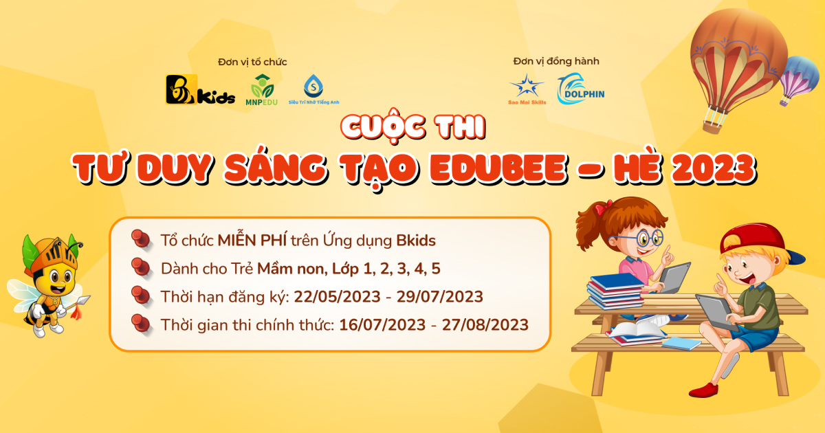 CUỘC THI TƯ DUY SÁNG TẠO EDUBEE - HÈ 2023
