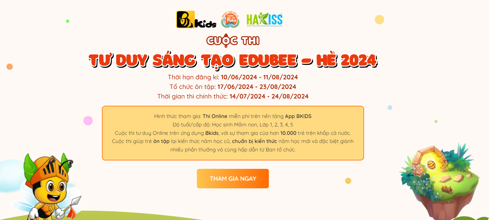 CUỘC THI TƯ DUY SÁNG TẠO EDUBEE - HÈ 2025